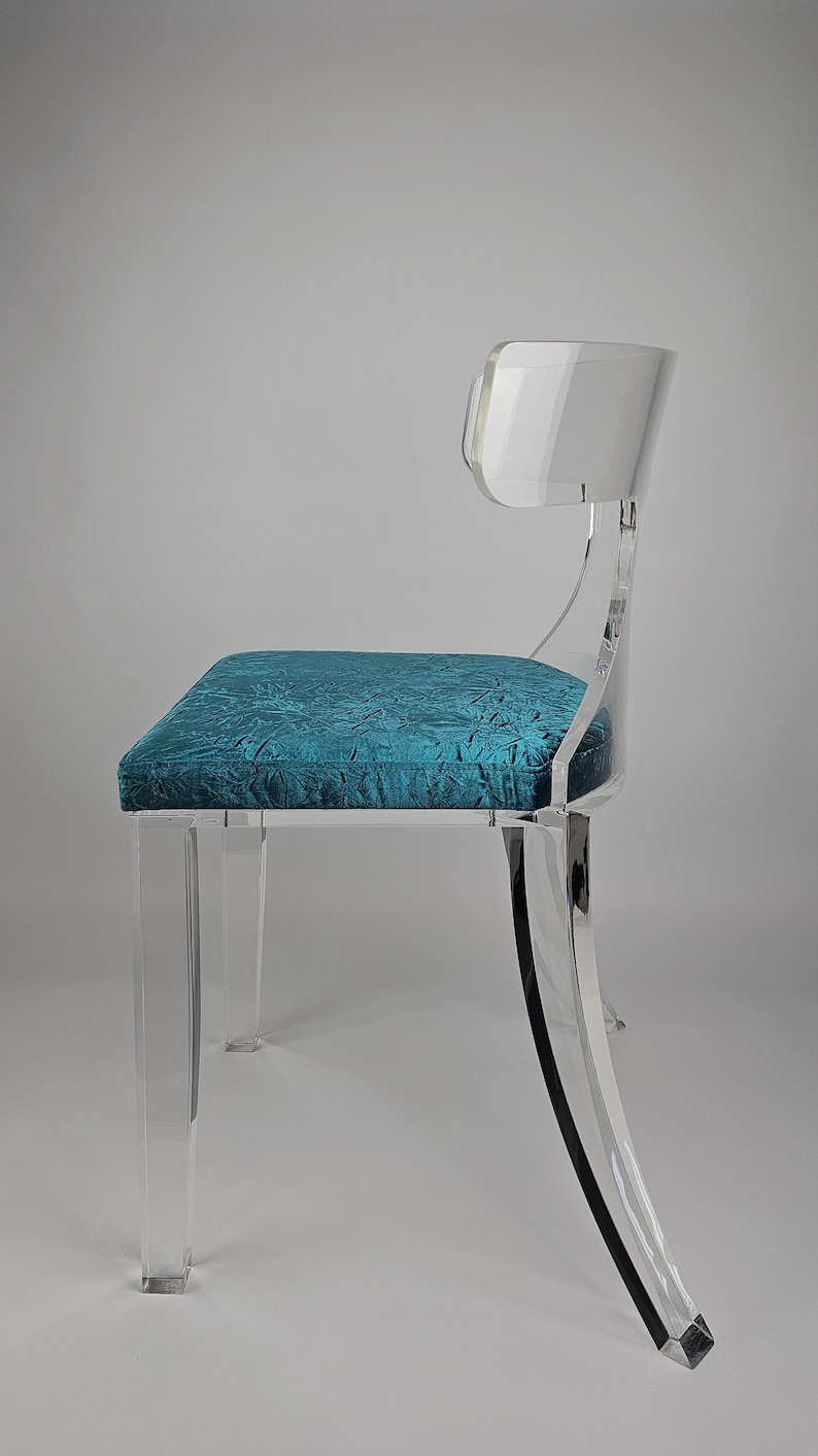 Acrylic Dining Chair/ Clear Lucite Chair - Etsy