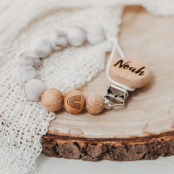 Pearl Pacifier Clip - Etsy