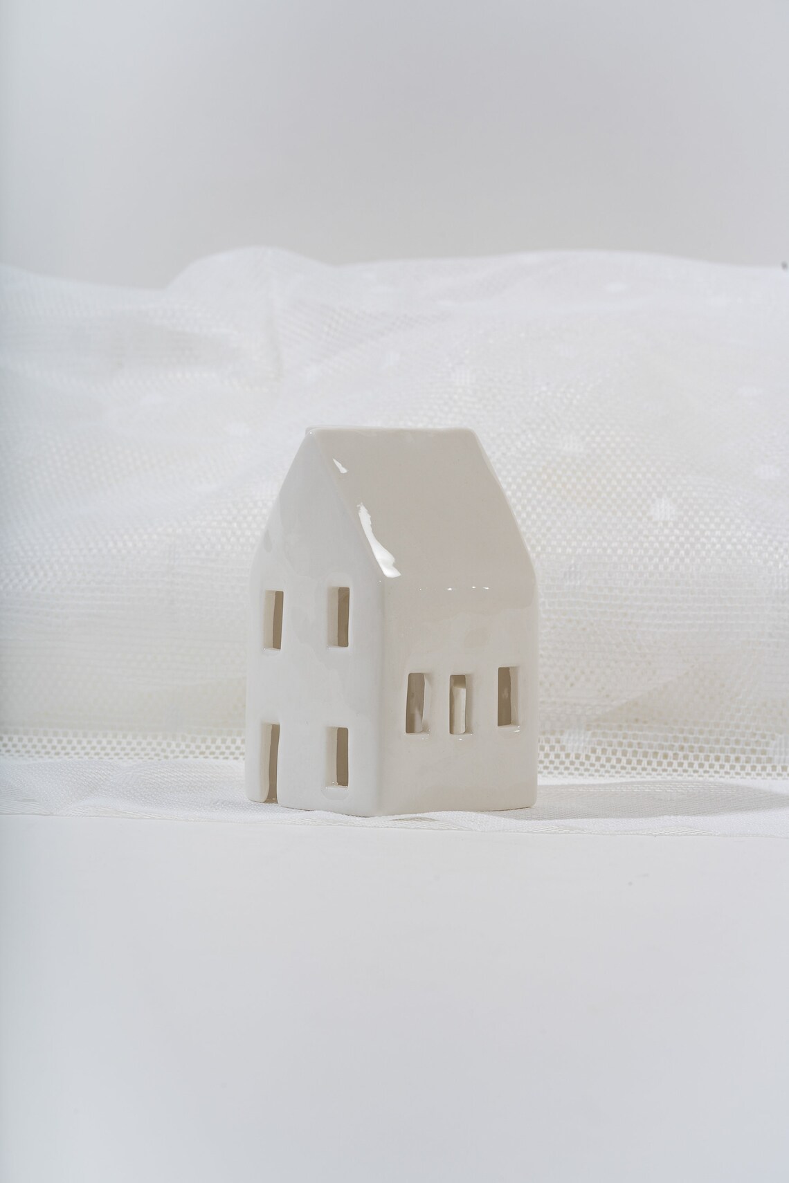 Porcelain House Tea Light House Home Decor - Etsy