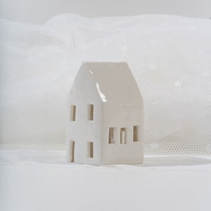 Porcelain House Tea Light House Home Decor - Etsy
