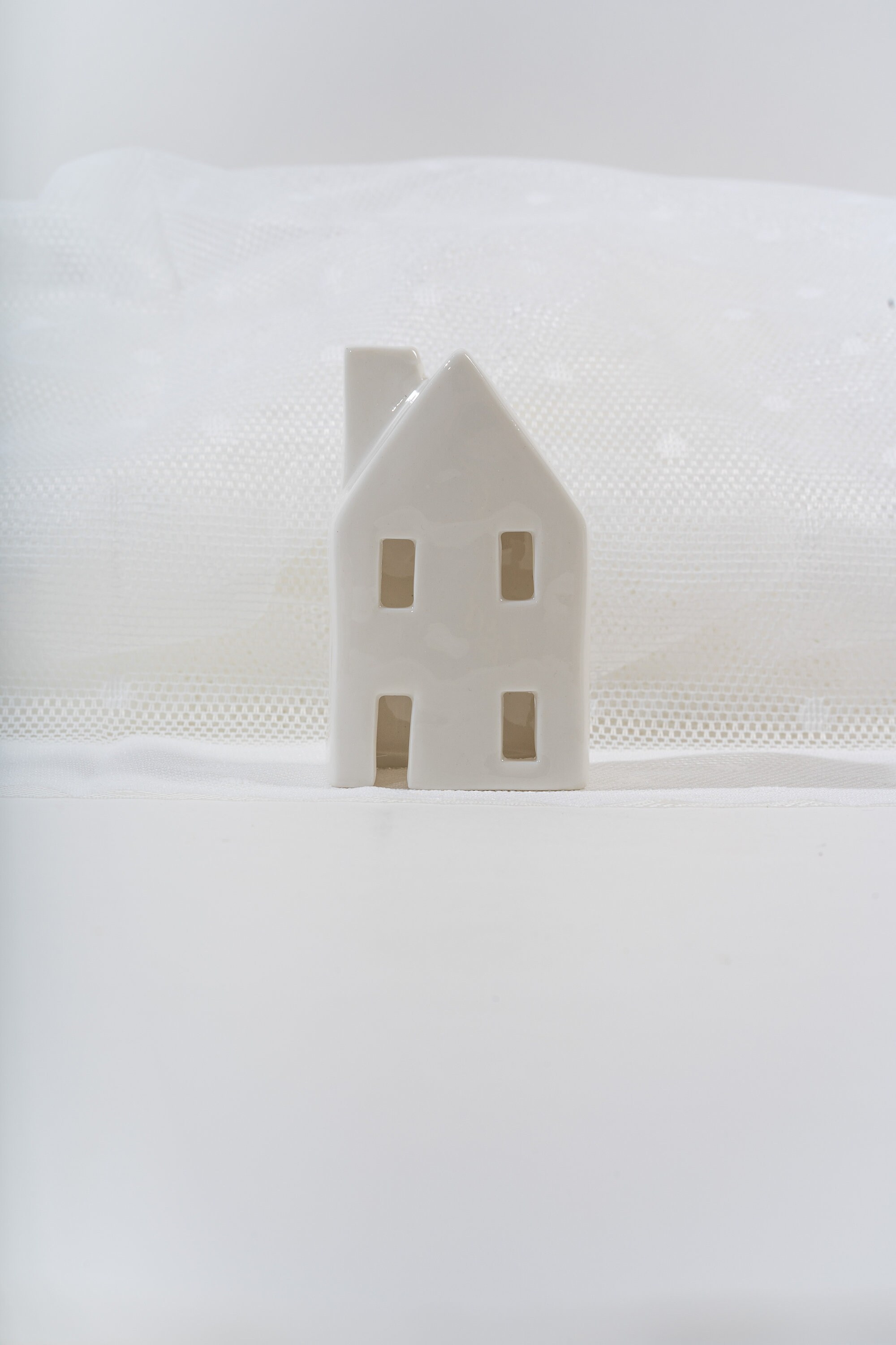 Porcelain House Tea Light House Home Decor - Etsy