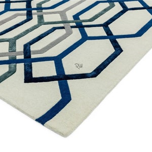 Hand Made Matrix Rug Wool Rug Home and Livinghand Tufted - Etsy