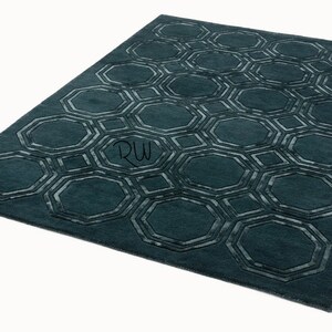 Hand Made Tufted Wool & Viscose Hand Tufted Rug for Area Rug for Living ...