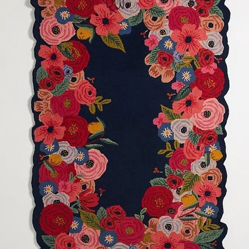 Flower Tufted Jardin Rug 100% Woolen High Quality Area Rug for - Etsy