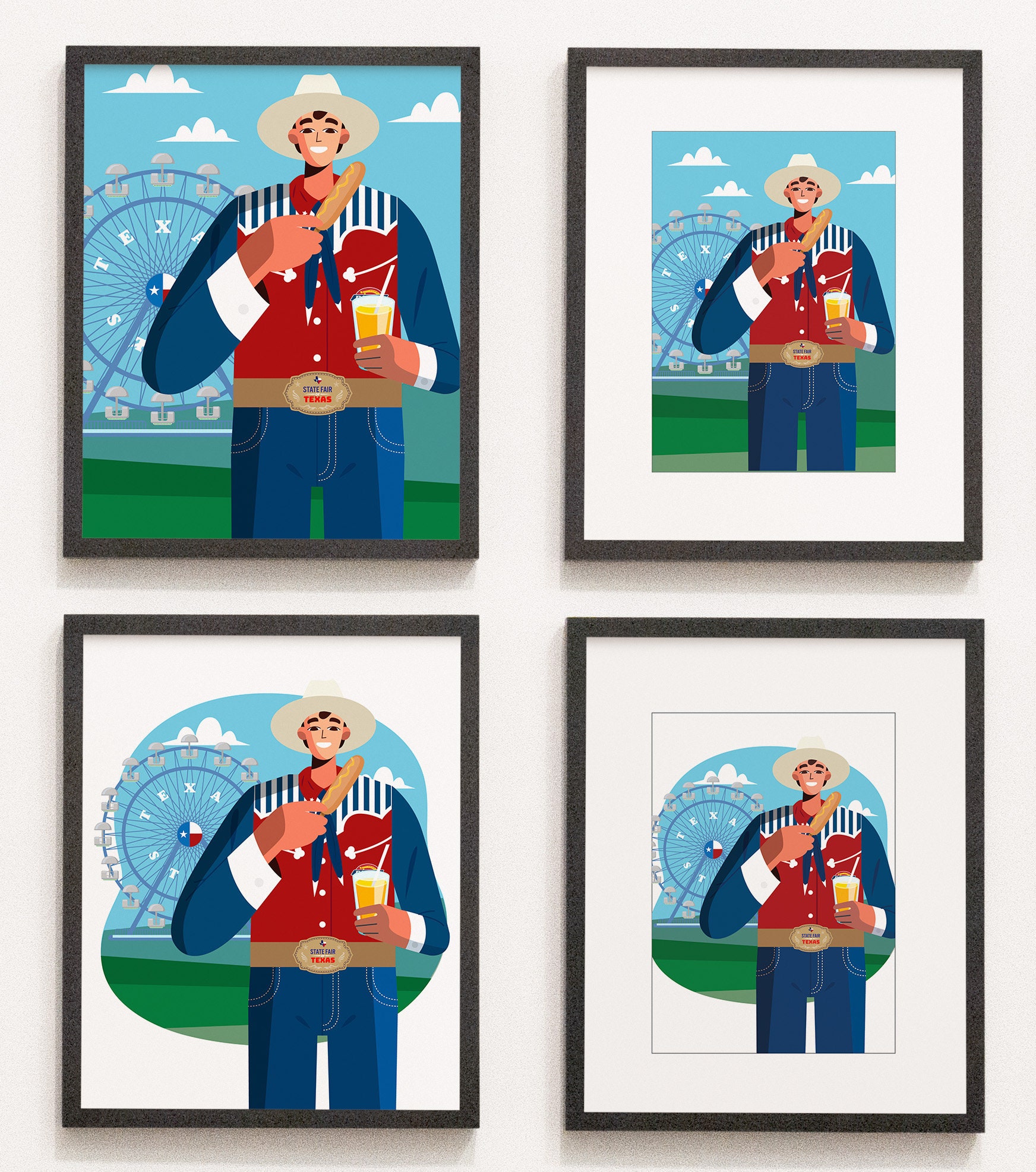 Big Tex | Dallas | State Fair | Art Print - Etsy