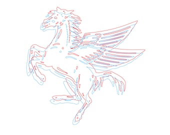 Pegasus | Flying Red Horse | Dallas Texas Cityscape | Dallas Art ...