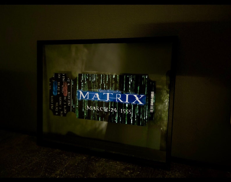 The Matrix Movie Ticket - Etsy