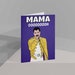 Queen Mama Oooh Funny Birthday Card for Mum Freddie Mercury - Etsy