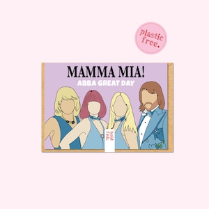 Mamma Mia Abba Mother's Day Card Funny Pun Birthday Card for Mum Abba ...
