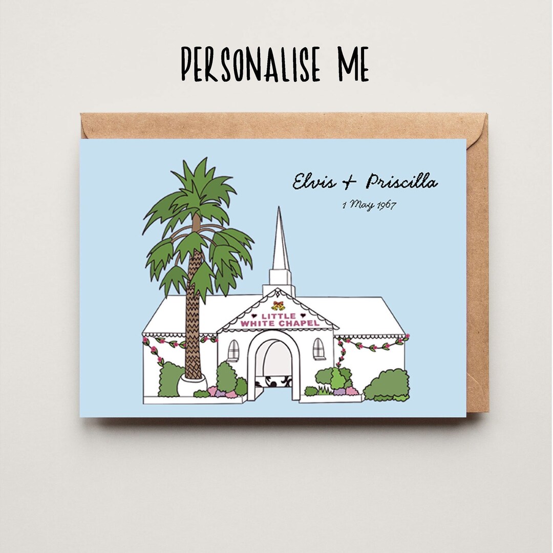 Las Vegas Personalised Couple Names Card With Custom Dates | Las Vegas ...