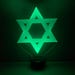 Star of David LED Acrylic Light up Centerpieces | Nightlight | Hanukkah ...
