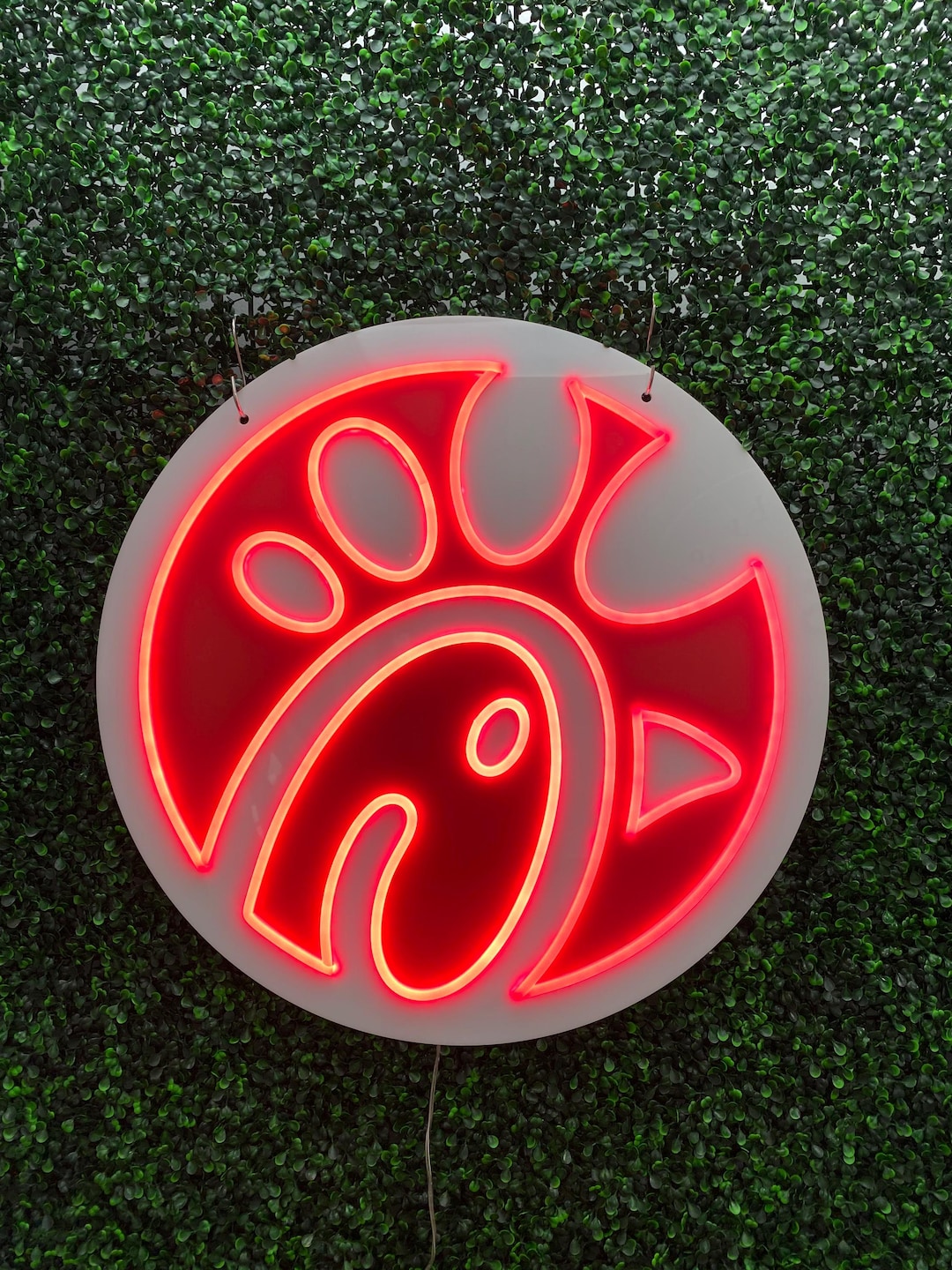 Chick-fil-a Chicken Neon Sign | Acrylic Neon Sign | Custom Neon Sign - Etsy