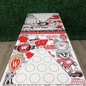 Custom UGA and University of Wisconsin Inspired Beer Pong Table ...
