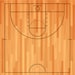 Basketball Half Court PVC or Real Wood Foamed Centerpiece for Birthdays ...