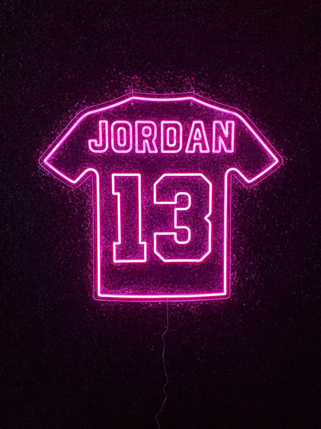Neon Name + Custom Printed Acrylic Sign in Board for Events, Wedding ...