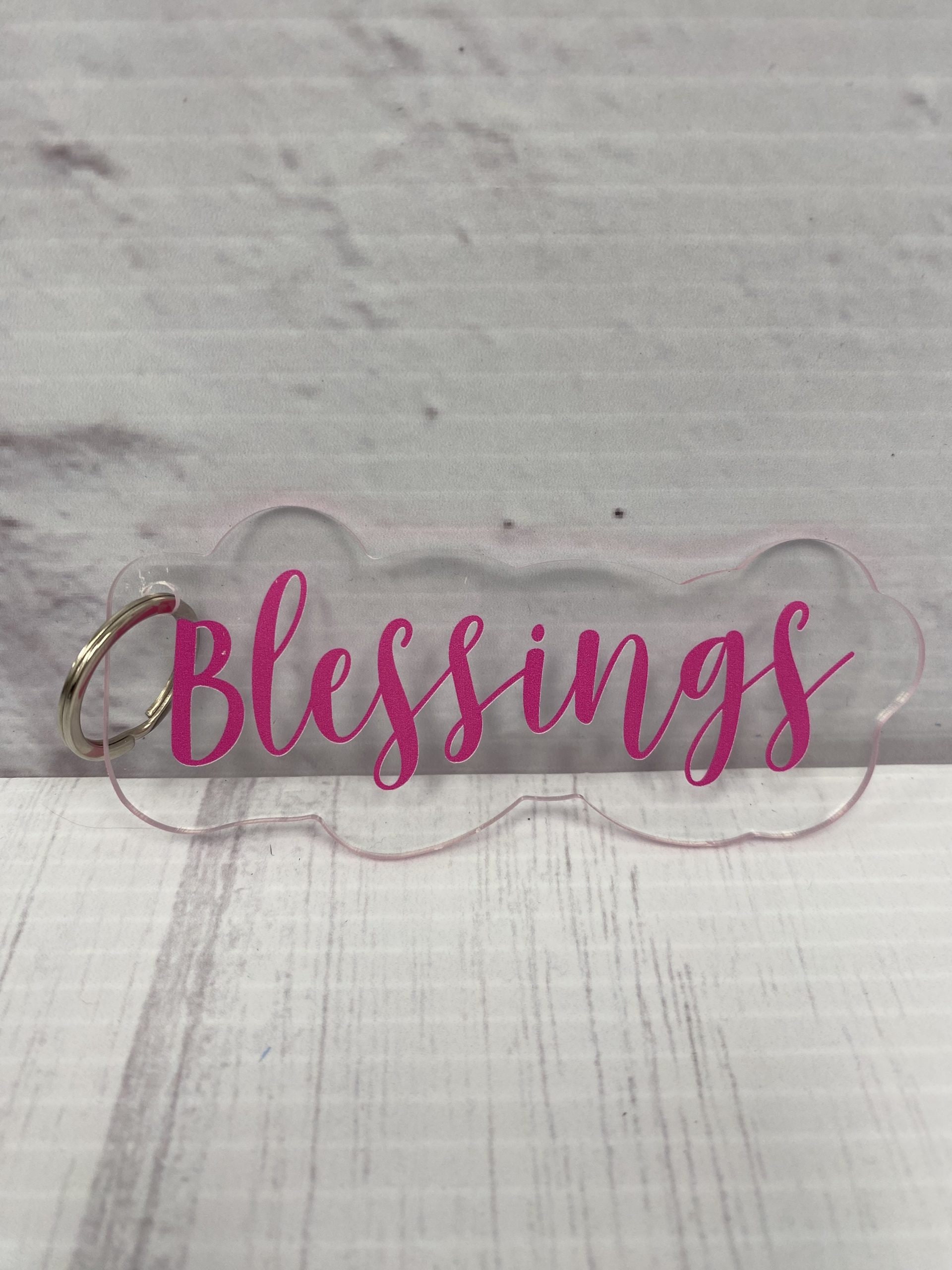 Personalized Acrylic Name Word Key Chain Name Word Key Rings - Etsy