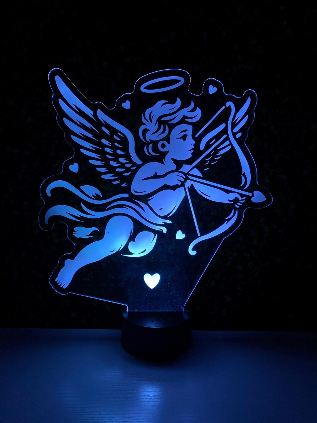 Cupid Arrow LED Acrylic Light up Centerpieces | Nightlight | Valentine ...
