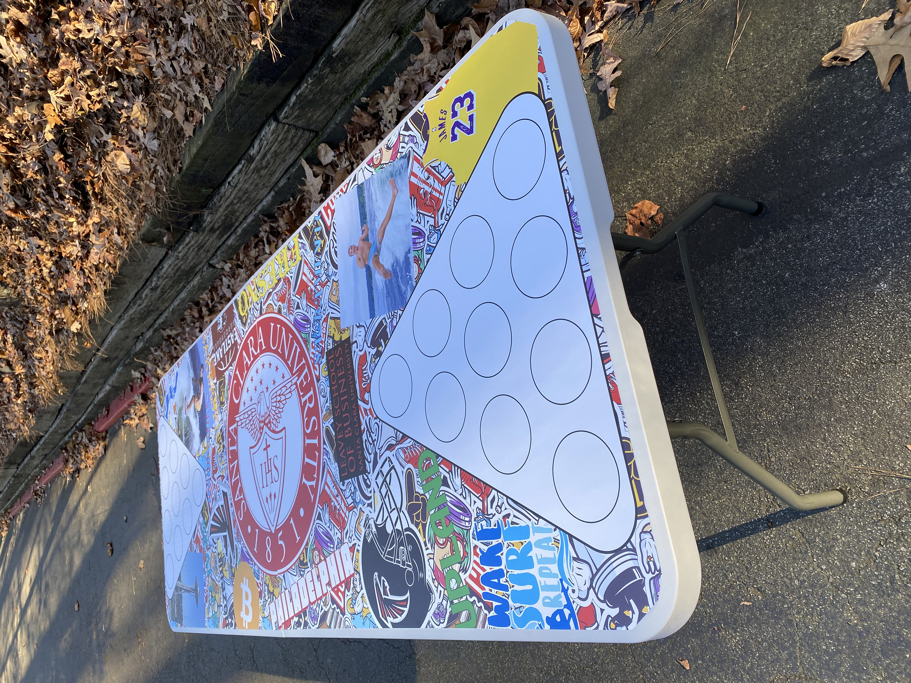 Custom Beer Pong Table | College Gift | University Gift | Teenager Gift ...