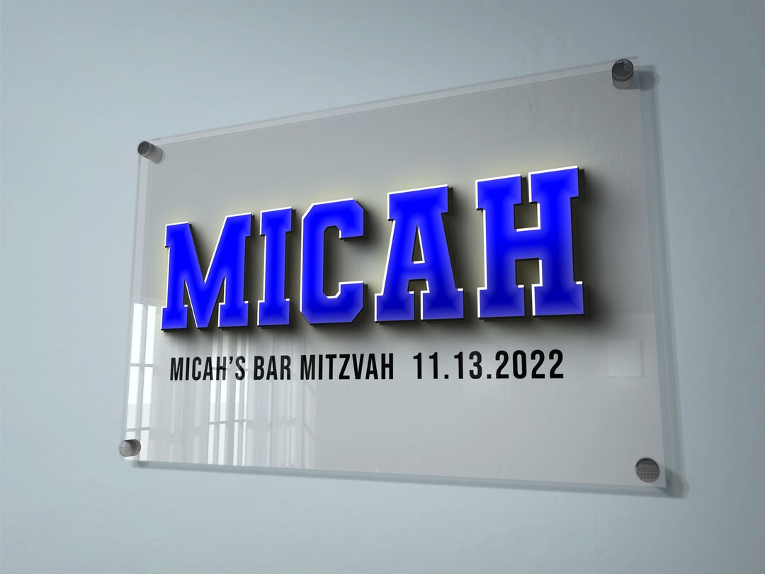 Custom 3D Letter Signing Board for Events, Wedding, Mitzvahs 24x36 - Etsy