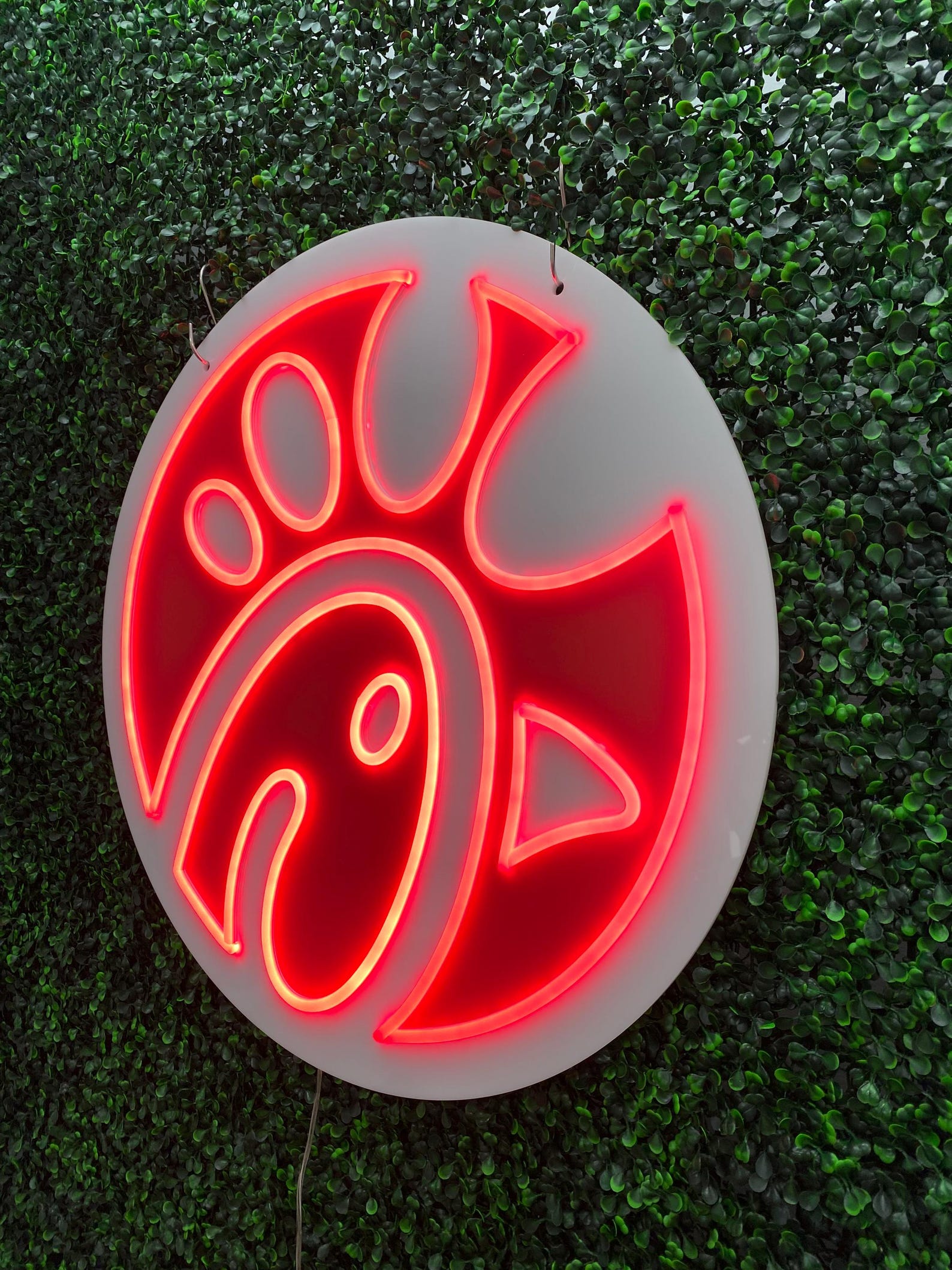 Chick-fil-a Chicken Neon Sign | Acrylic Neon Sign | Custom Neon Sign - Etsy