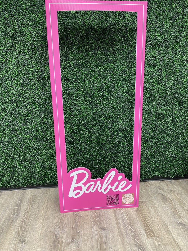 Barbie Box Photo Booth 5 Feet Tall (customized With Logo/qr Code) - Etsy