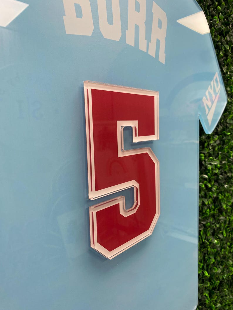 Custom Acrylic Layered Baseball Jersey Theme Sign in Board for Coaches ...
