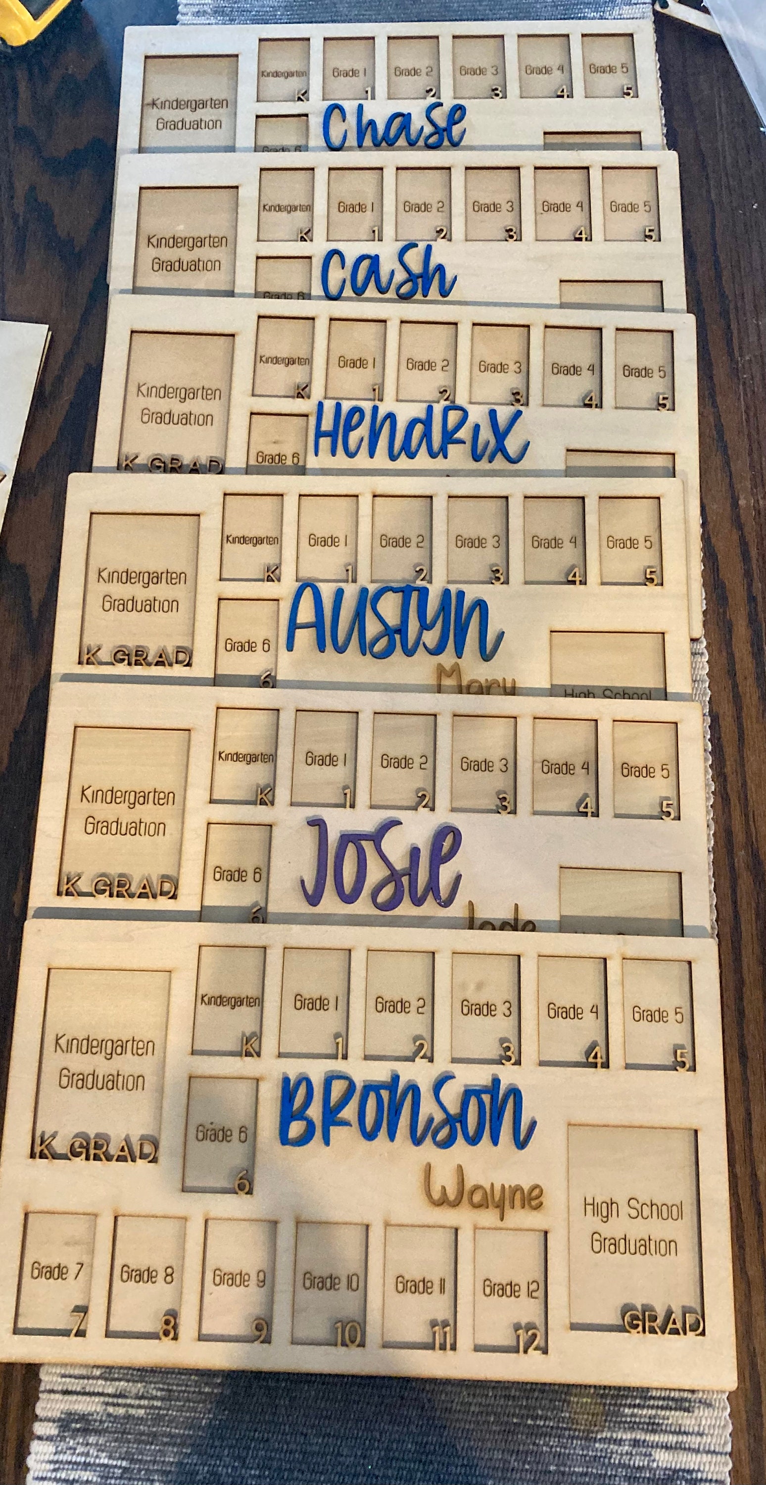 Yearly School Photo Frame - Etsy