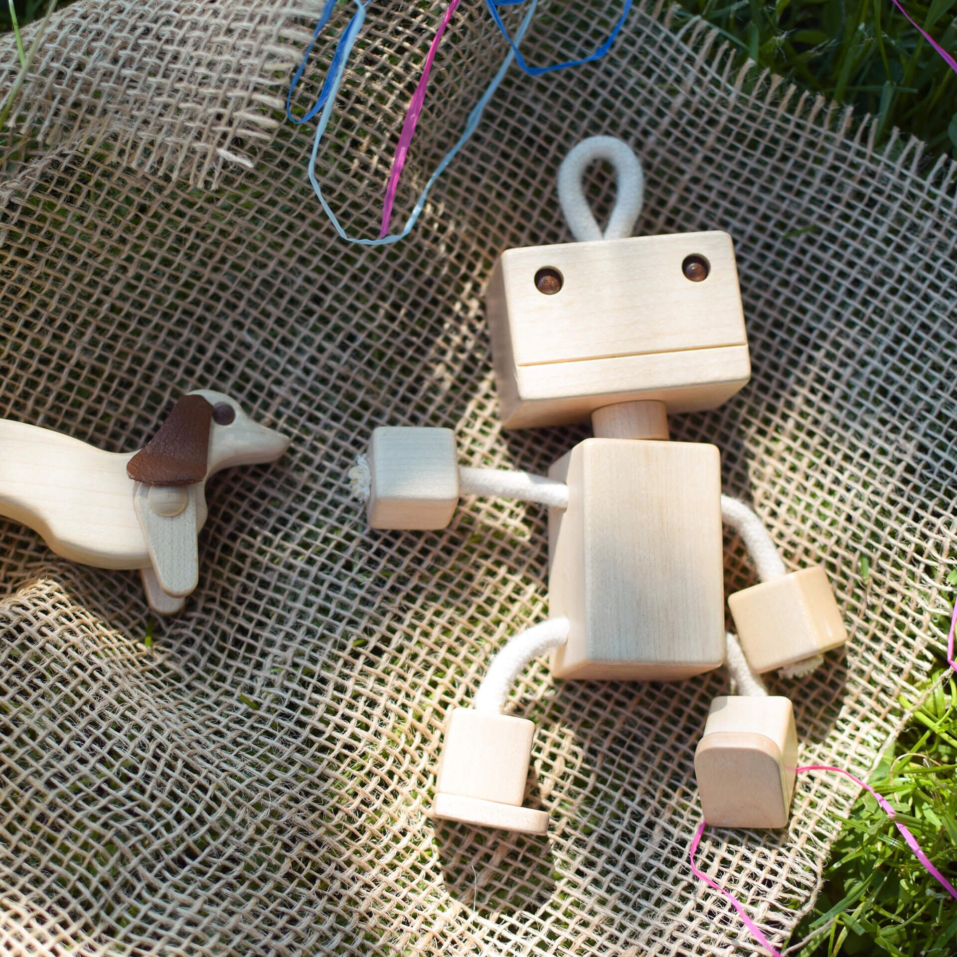 Bobo a Cute Handmade Wooden Robot Toy - Etsy