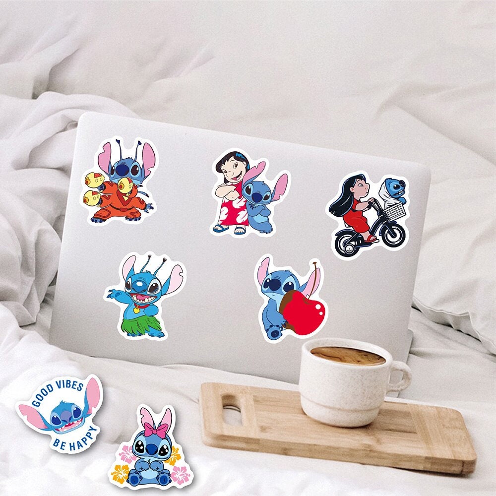 Stitch Stickers Pack Cute Stitch Vinyl Stickers Sticker - Etsy