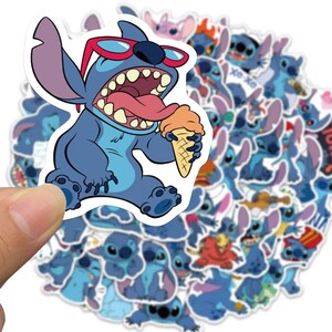 Stitch Stickers Pack Cute Stitch Vinyl Stickers Sticker - Etsy