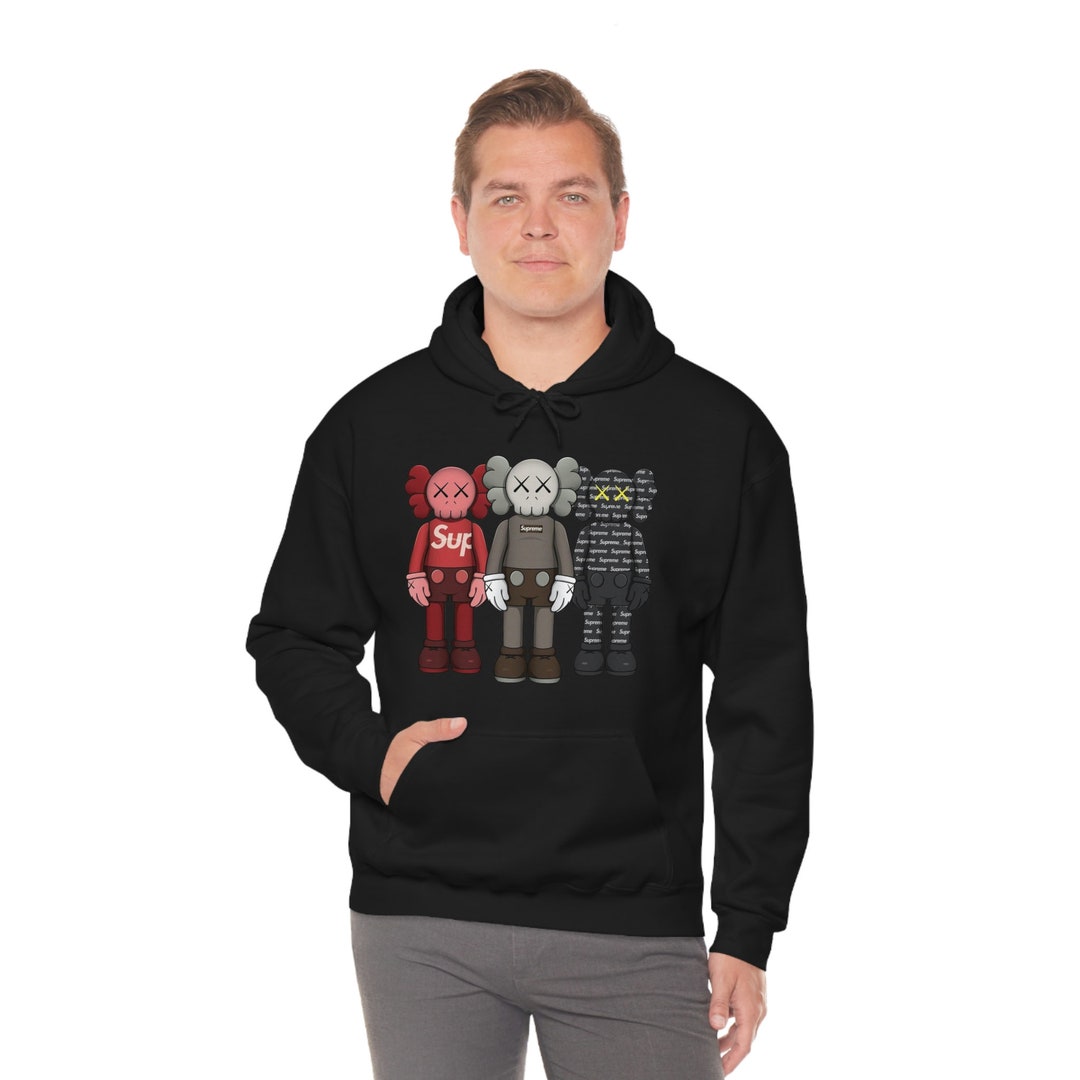 Kaws Hoodie Kaws Sweatshirt Kaws Clothing Hypebeast - Etsy