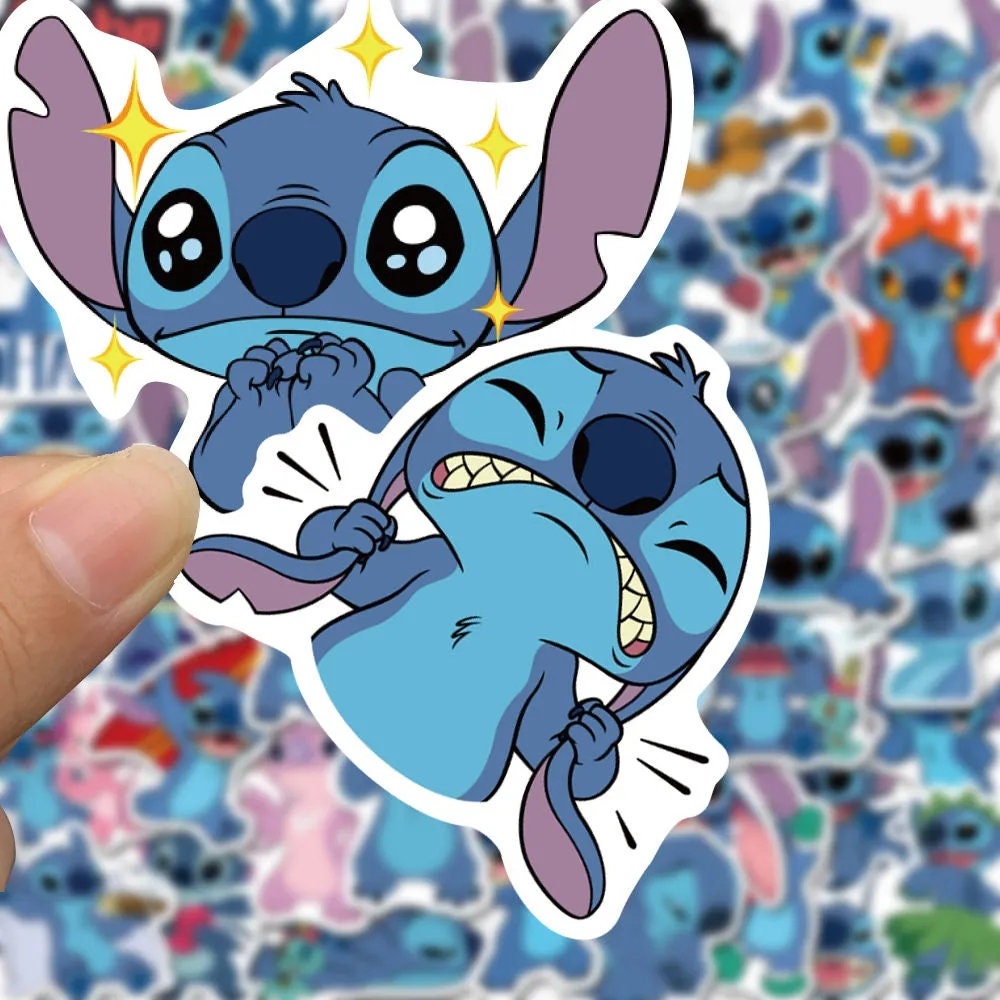 Stitch Stickers Pack Cute Stitch Vinyl Stickers Sticker - Etsy