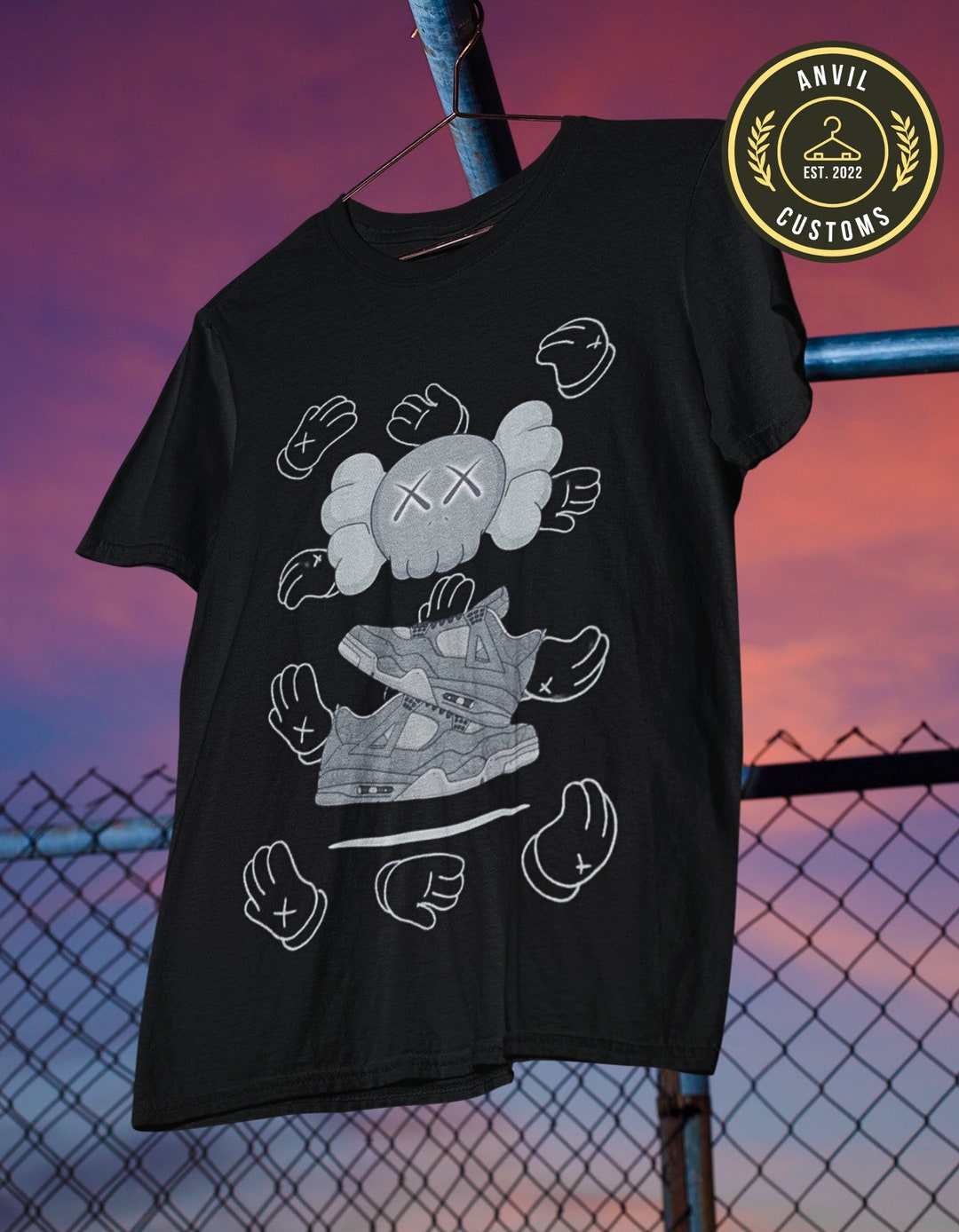 Kaws Shirt Kaws Tee Kaws T Shirt Hypebeast Clothing - Etsy