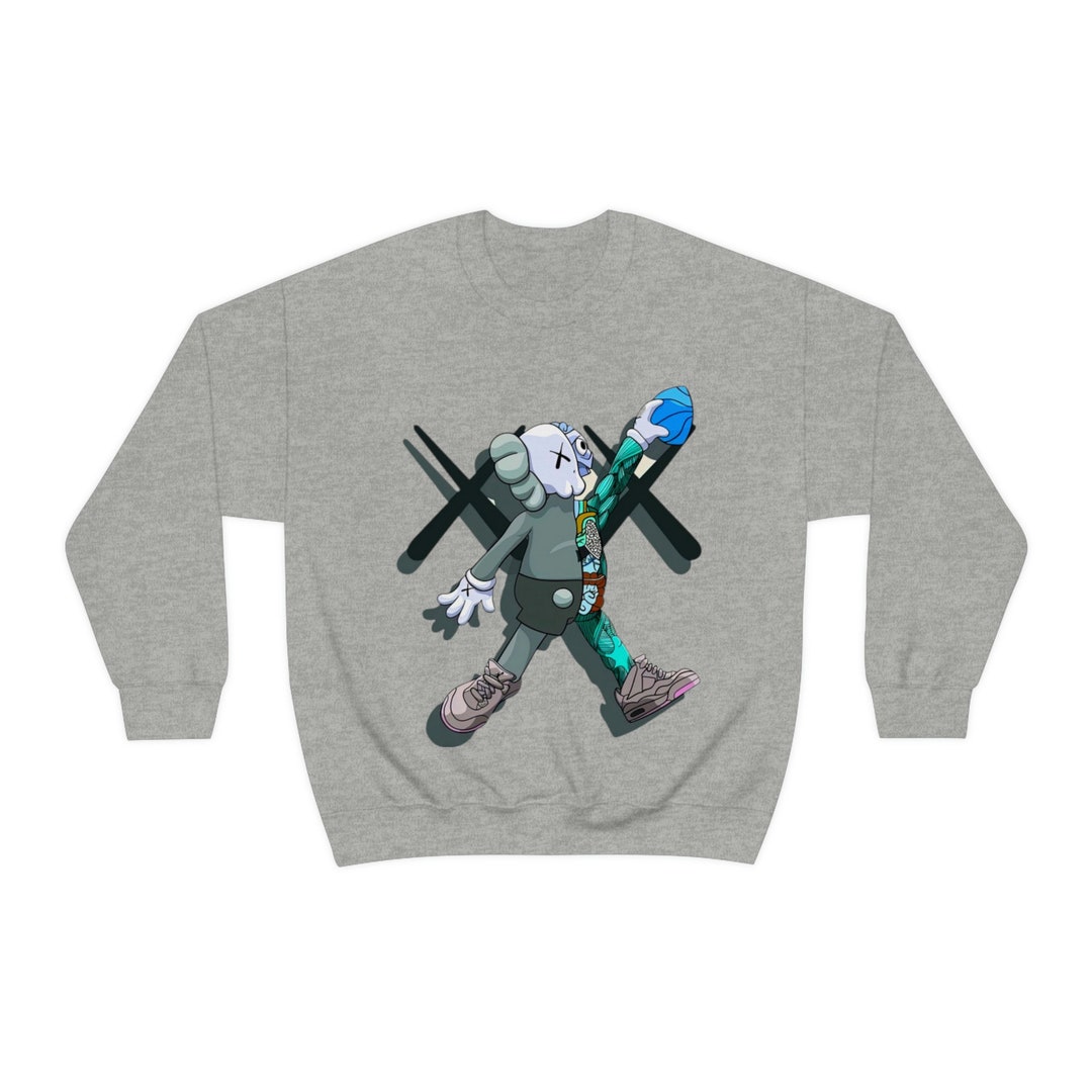 Kaws Sweatshirt Kaws Shirt Hypebeast Clothing Streetwear - Etsy