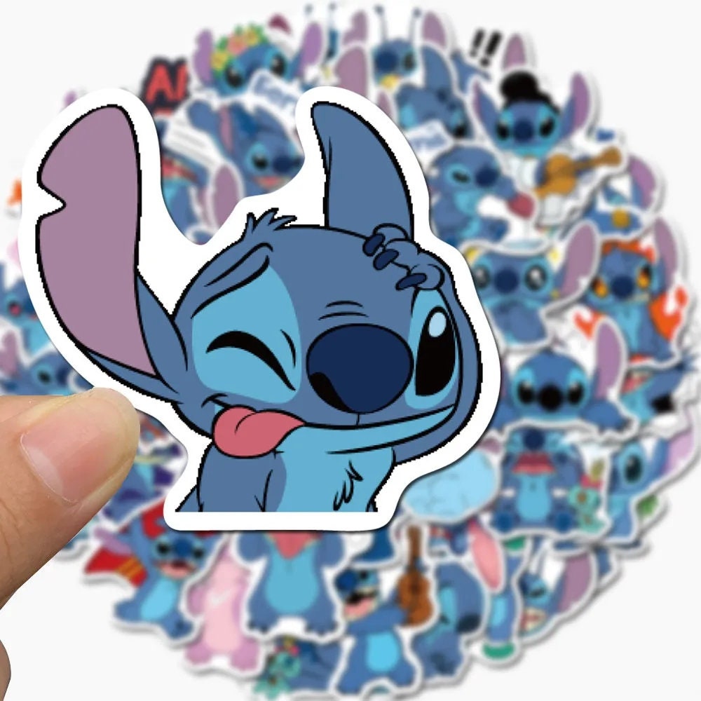 Stitch Stickers Pack Cute Stitch Vinyl Stickers Sticker - Etsy