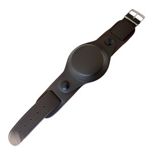 18mm 20mm Military Cuff Style Leather Watch Strap With Wide Band and ...