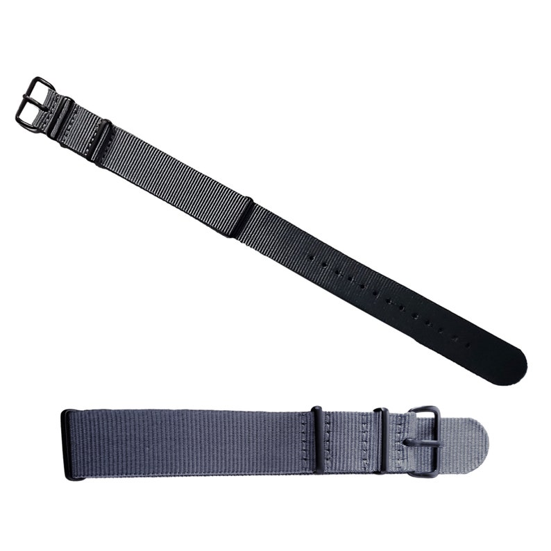 16mm 18mm 20mm 22mm One-piece Nylon Watch Straps - Military Wristwatch ...