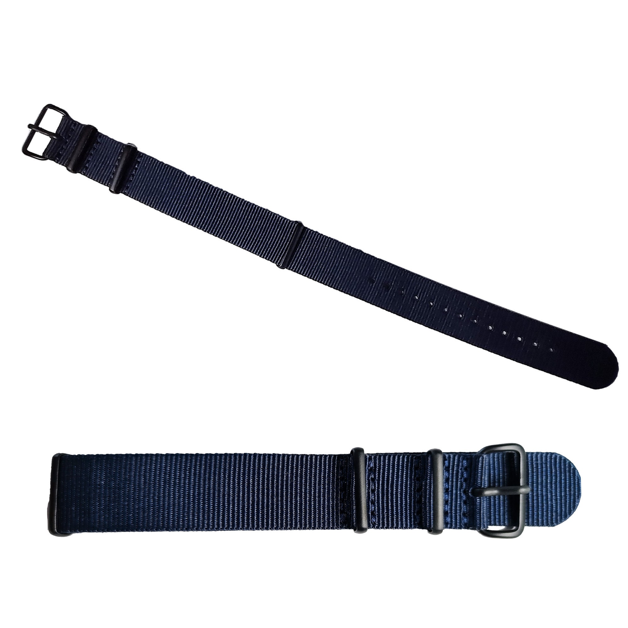 16mm 18mm 20mm 22mm One-piece Nylon Watch Straps - Military Wristwatch ...