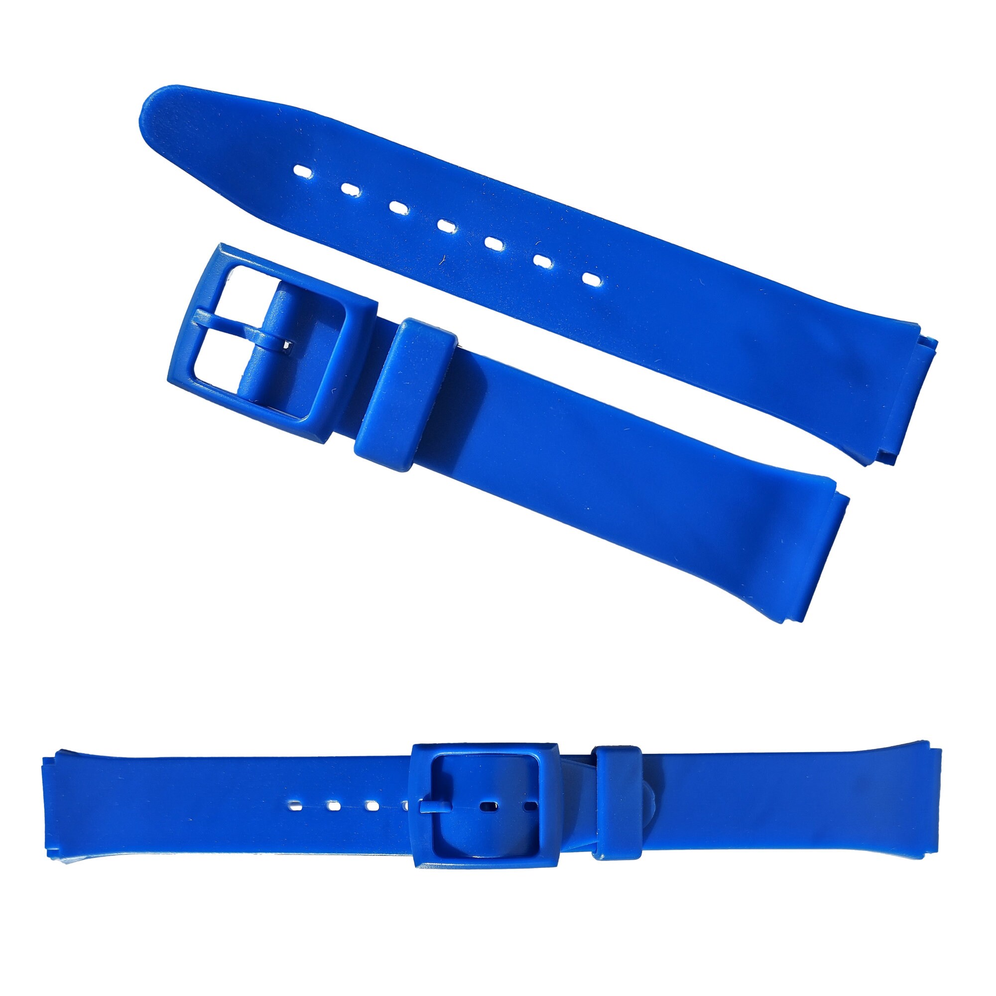 18mm PVC Watch Straps Smooth and Lightweight Waterproof Six Colours to ...