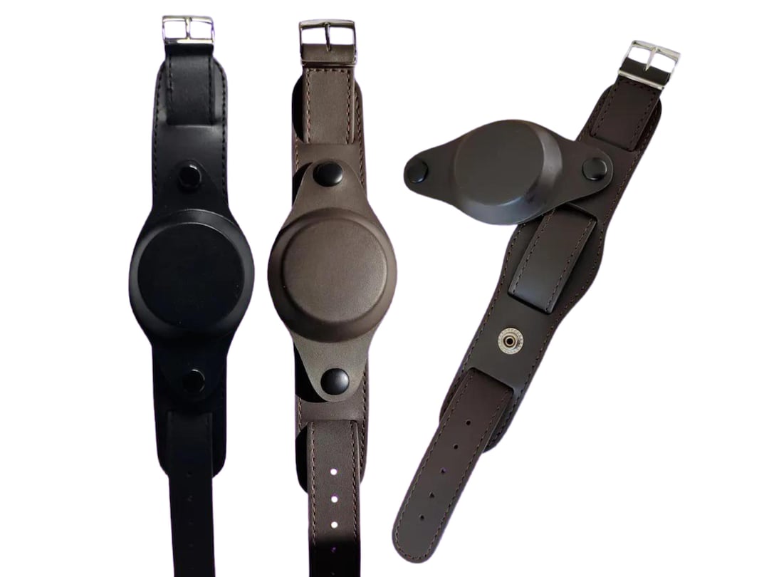 18mm 20mm Military Cuff Style Leather Watch Strap With Wide Band and ...