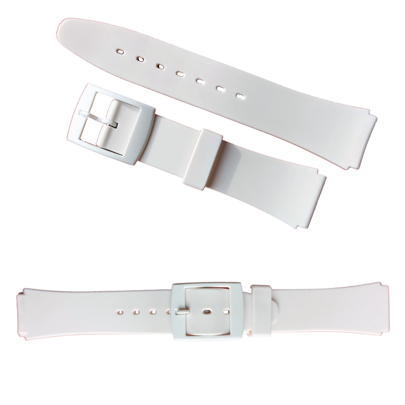 18mm PVC Watch Straps Smooth and Lightweight Waterproof Six Colours to ...