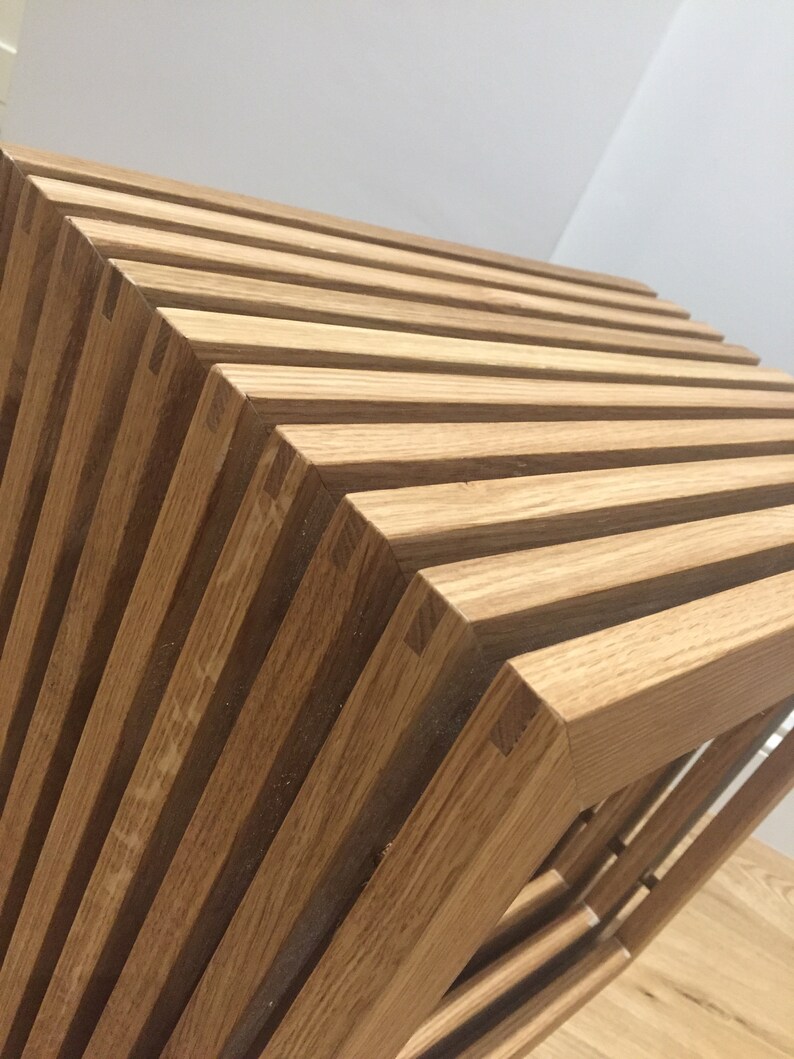 Slatted Oak Coffee Table/ Side Table. Made to Order. - Etsy