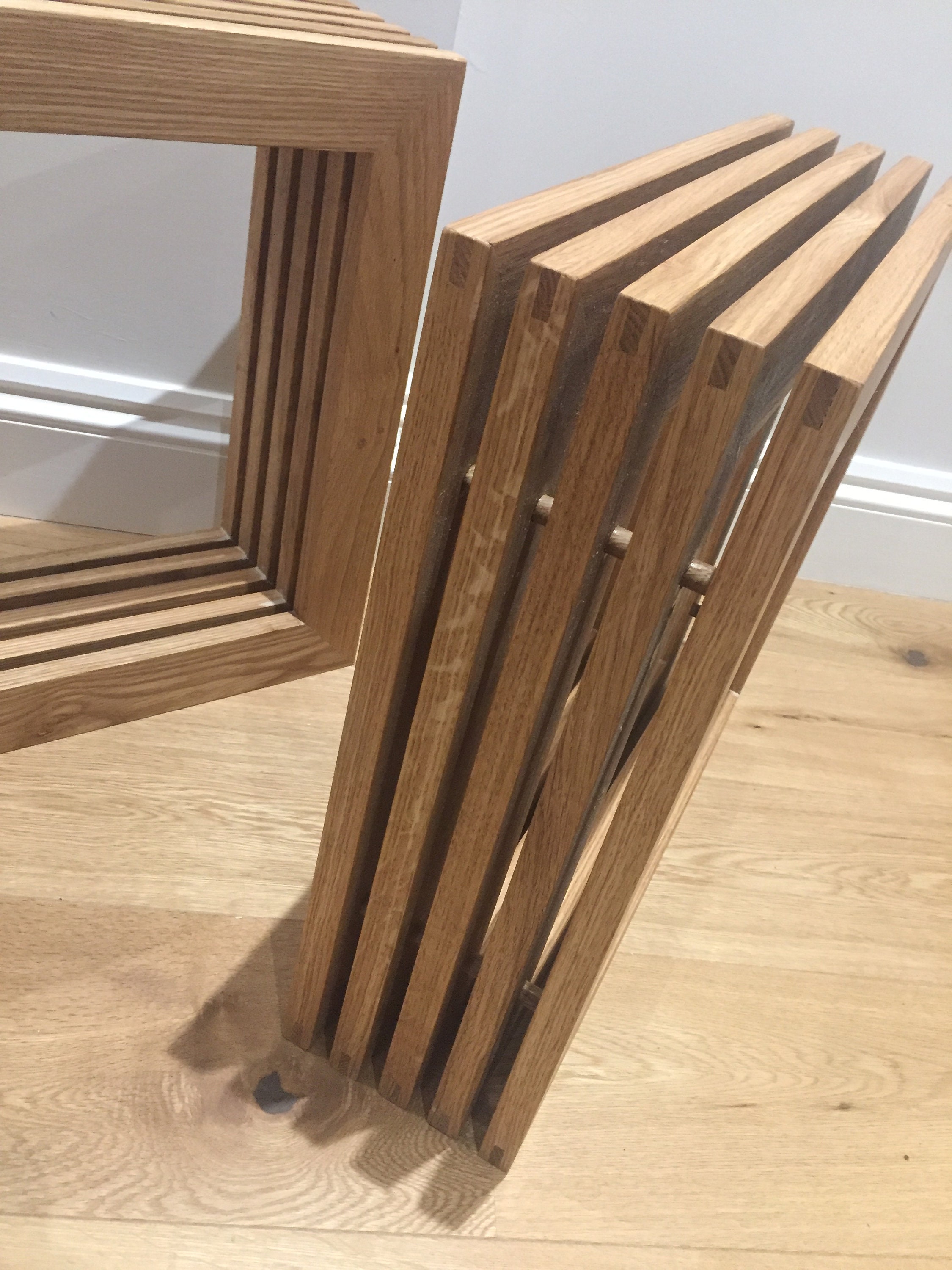 Slatted Oak Coffee Table/ Side Table. Made to Order. - Etsy UK