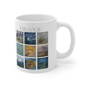 Vincent Van Gogh Coffee Mug, Art Lover, Coffee Cup, Masterpiece, Starry ...