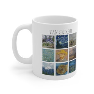 Vincent Van Gogh Coffee Mug, Art Lover, Coffee Cup, Masterpiece, Starry ...