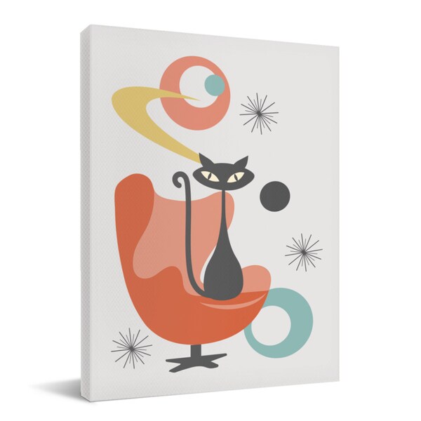 Atomic Cat Art - Etsy
