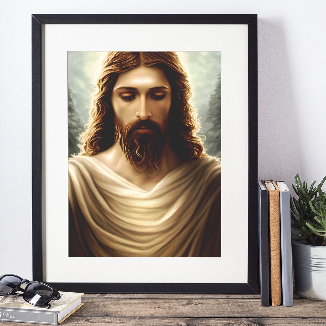Jesus Christ Posters, the Savior, Jesus Art, Jesus Print, Good Friday ...