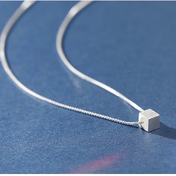 Cube Necklace - Etsy