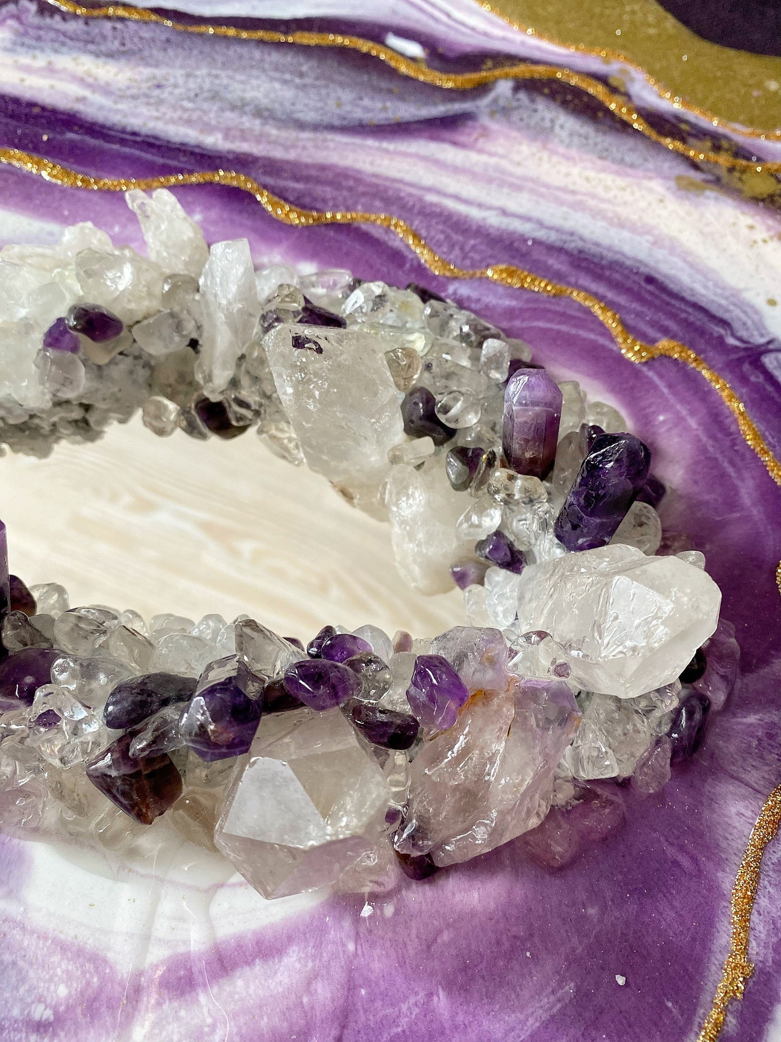 Amethyst Geode Table Unique Epoxy Coffee Table Live Edge - Etsy