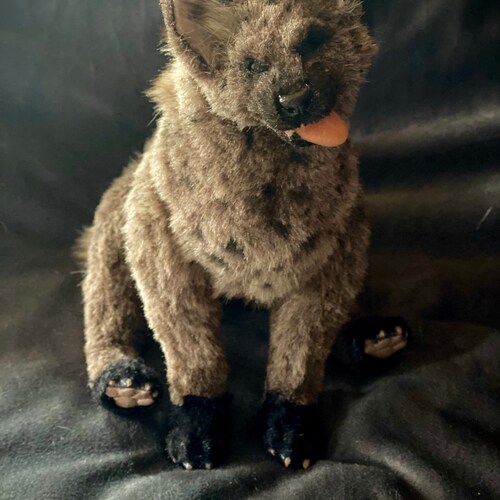 Spotted Hyena Realistic Art Doll Artificial Stuffed Animal - Etsy